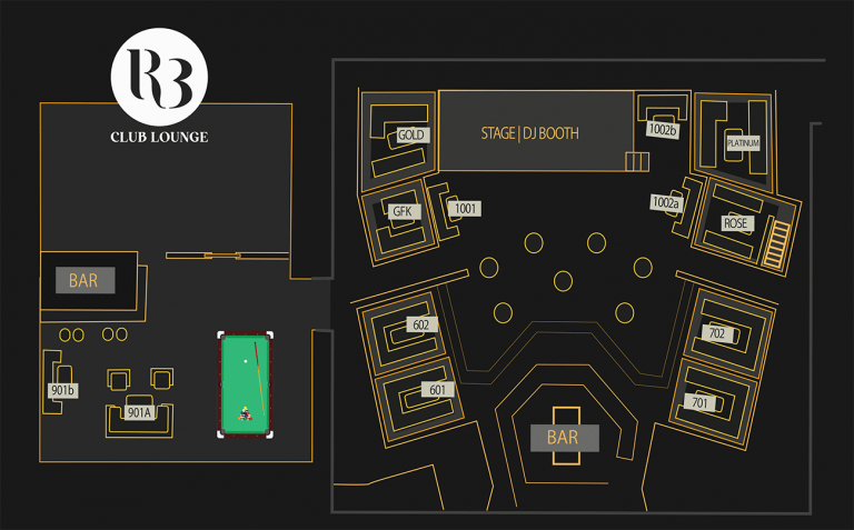 Vip Reservations - R3 Club Lounge